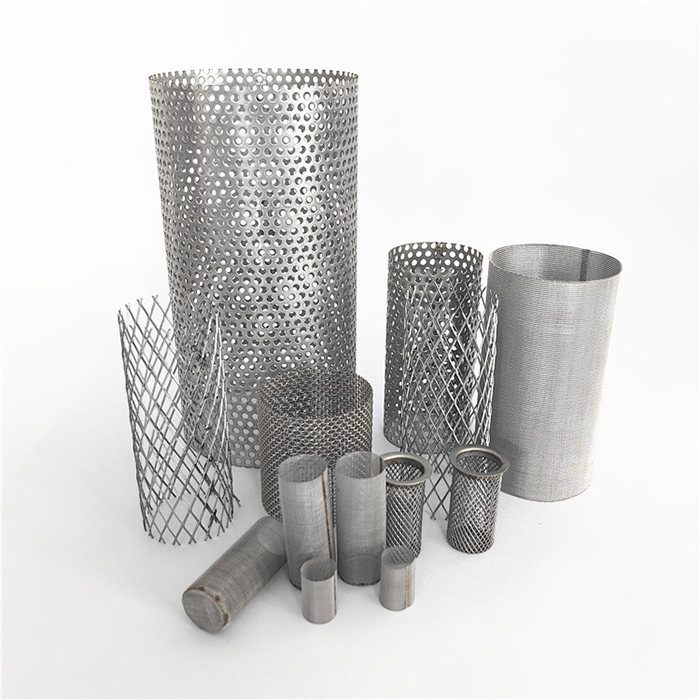 Metal Wire Mesh Filter Tube - High Porosity And Permeability